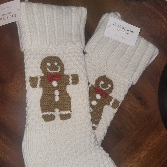 Isaac Mizrahi | Holiday | Gingerbread Stockings | Poshmark